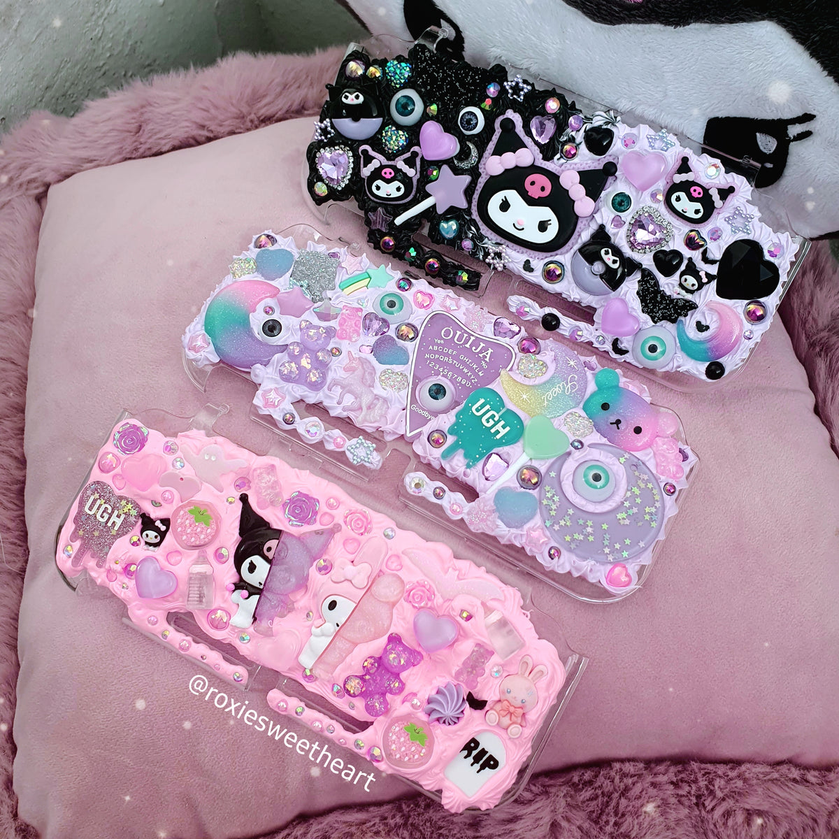 Creepy Kawaii Switch Lite Deco Case ~ Dreamcore – Roxie Sweetheart